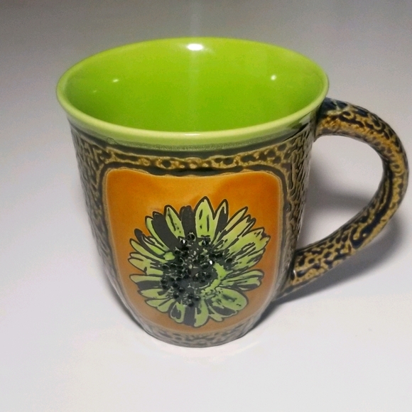 Spectrum | Dining | 225 Deal Green Floral Spectrum Mug | Poshmark